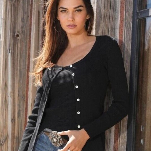 Boston Proper | Sweaters | Boston Proper Ribbed Button Up Cardigan Tank ...